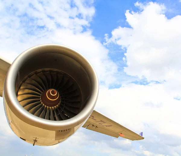 Jet Engine on a Private Plane - Bombardier Stock Photo by ©tr3gi 21181165