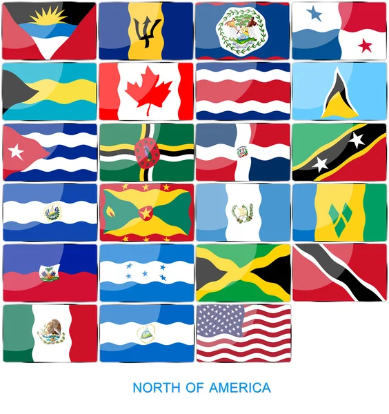 Caribbean Flags Collage