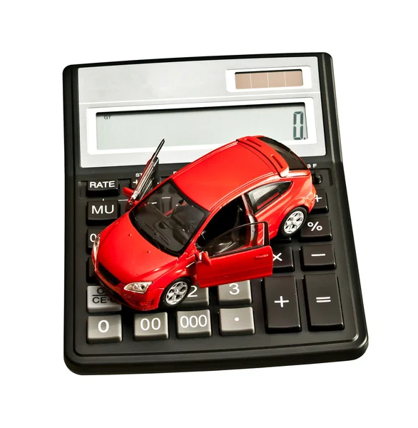 Toy car and calculator — Stock Photo © BrianAJackson #24503487