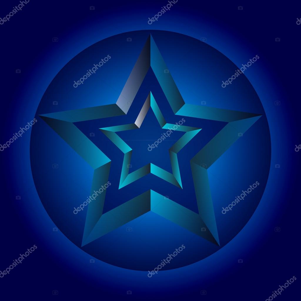 Star blue metallic sphere Stock Vector Image by ©Sasa1867 #12855186