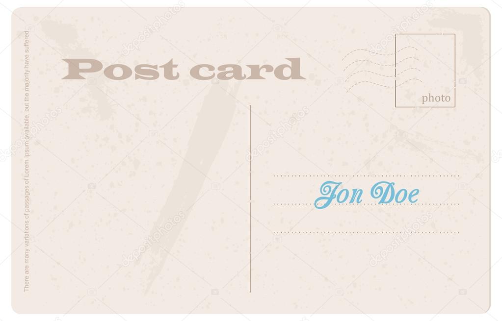 Post card Stock Vector Image by ©FYuriy #14510475