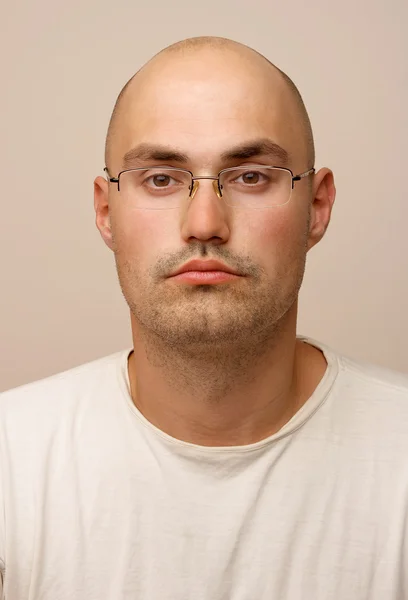 Retrato. Homem careca com óculos . — Fotografias de Stock © vladi5909 ...