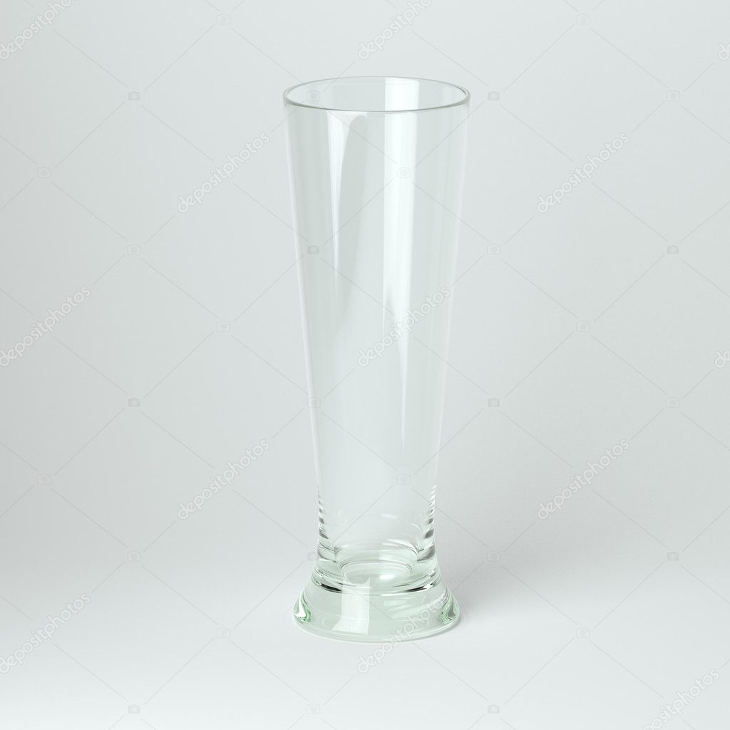 Cocktail Or Beer Glass On White Background — Stock Photo © viz-arch ...