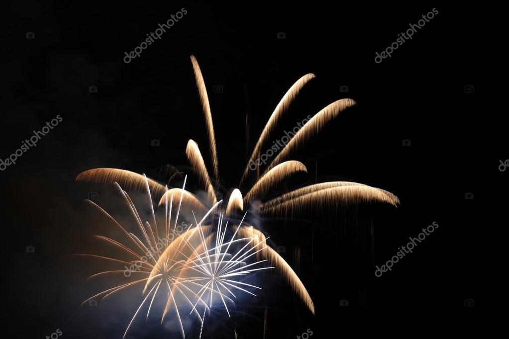 Fire works and Party scene Stock Photo by ©raineralbiez 30333529