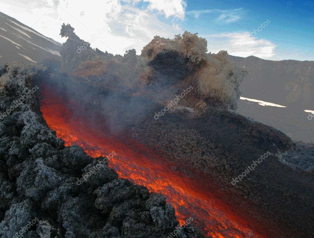 Inside A Active Volcano