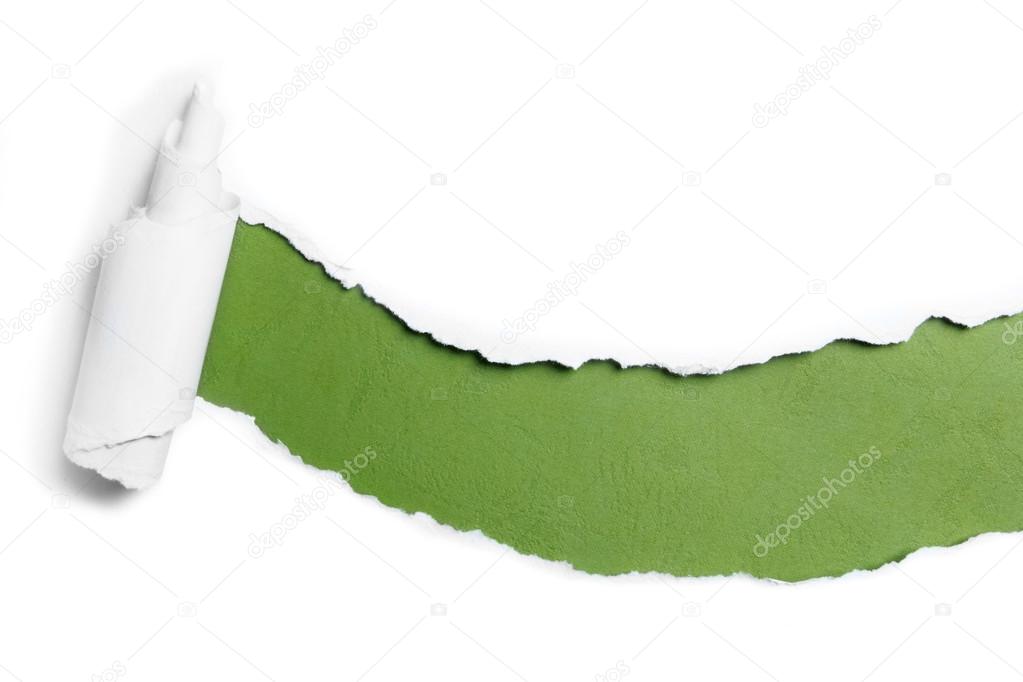 Ripped white paper Stock Photo by ©odua 26484819