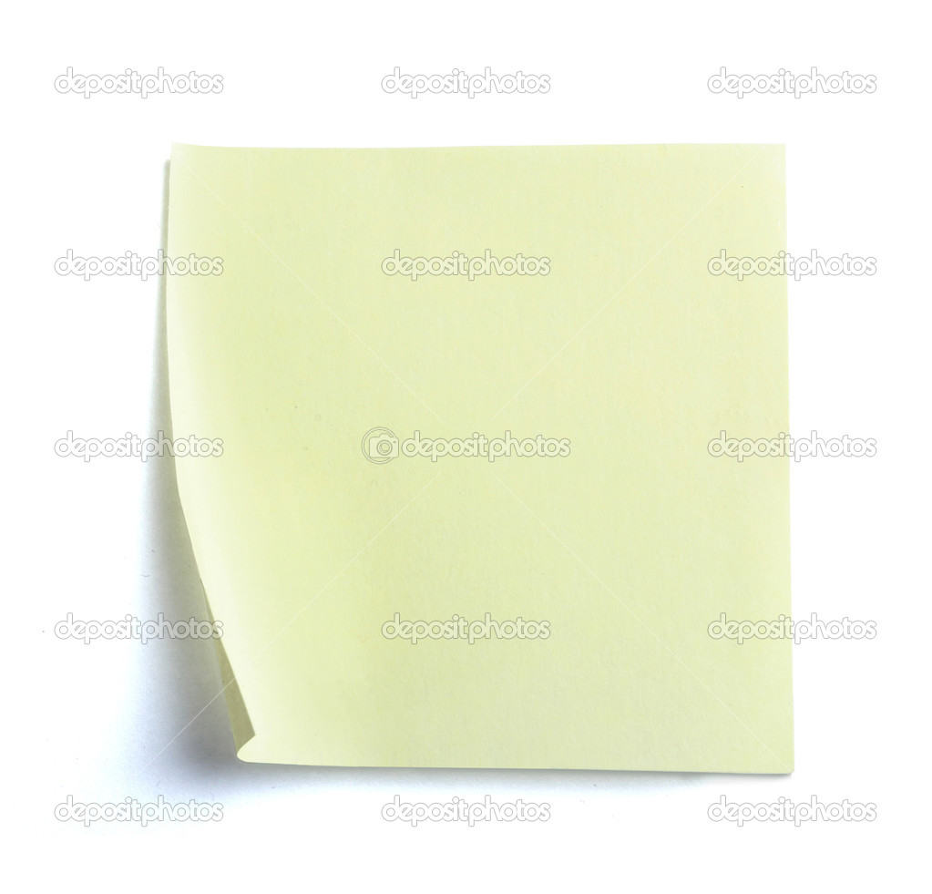 Blank note paper — Stock Photo © odua #26484843