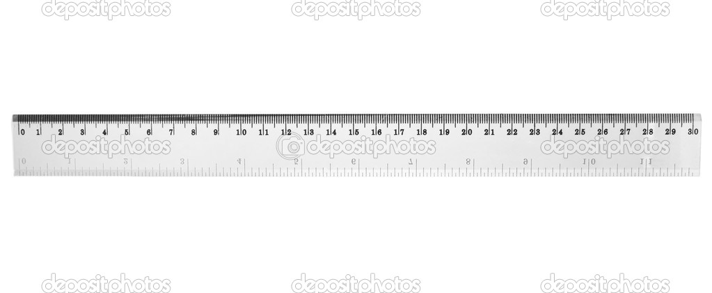 Transparent ruler image | A transparent ruler — Stock Photo © odua ...
