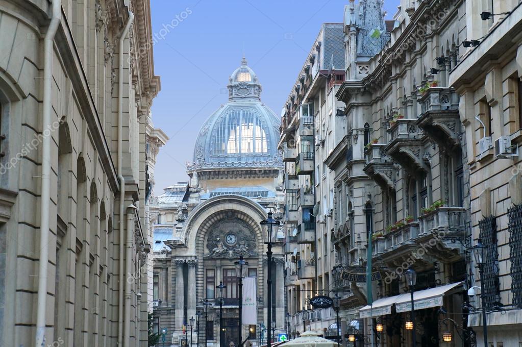 The CEC Palace in Bucharest, Romania — Stock Photo © etrarte #13784360