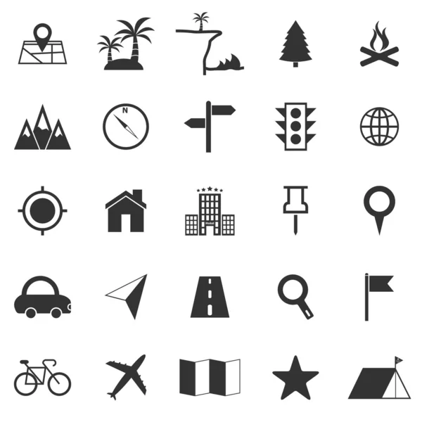 Mapquest symbols imágenes de stock de arte vectorial | Depositphotos