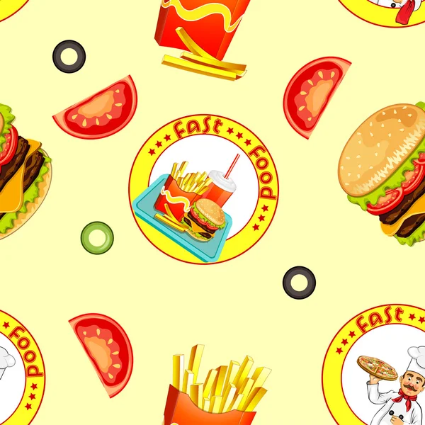 8,389,369 Fast food collage Vector Images | Depositphotos