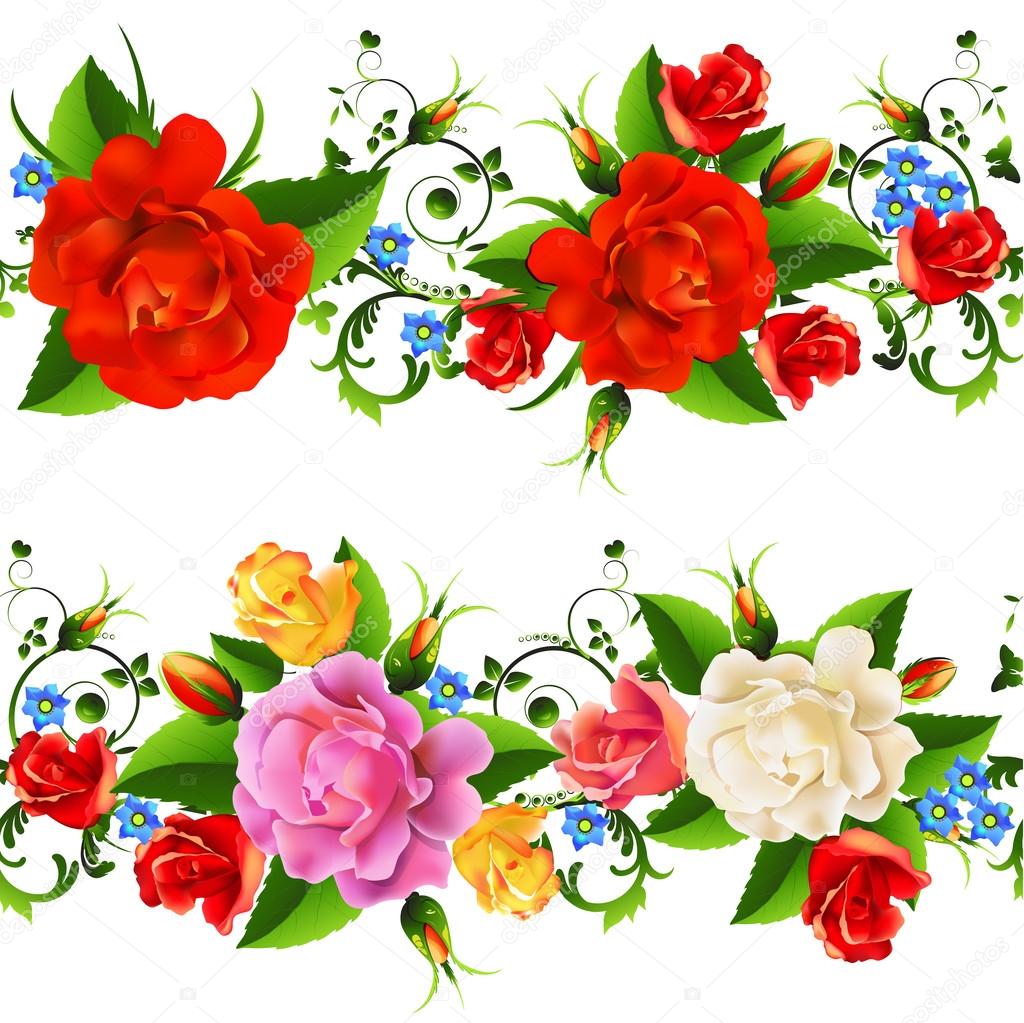 Seamless rose pattern Stock Vector Image by ©analia26 #40248051