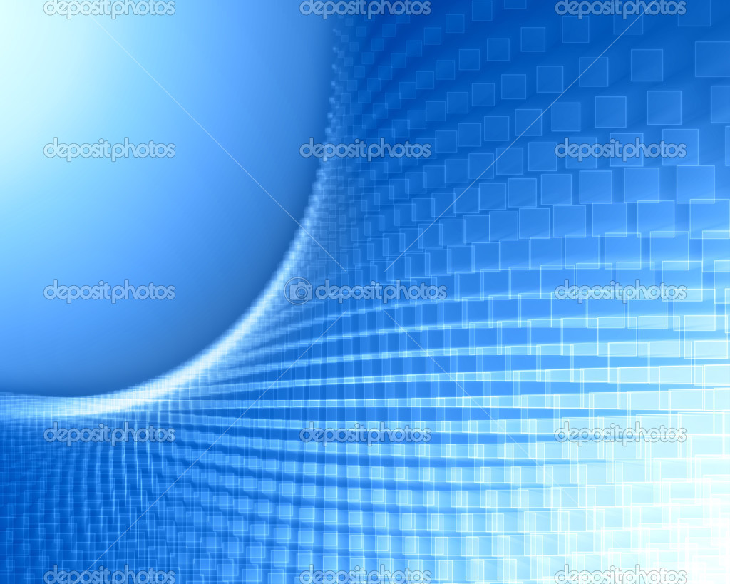 Abstract blue twisted squares Stock Photo by ©mishoo 12429334