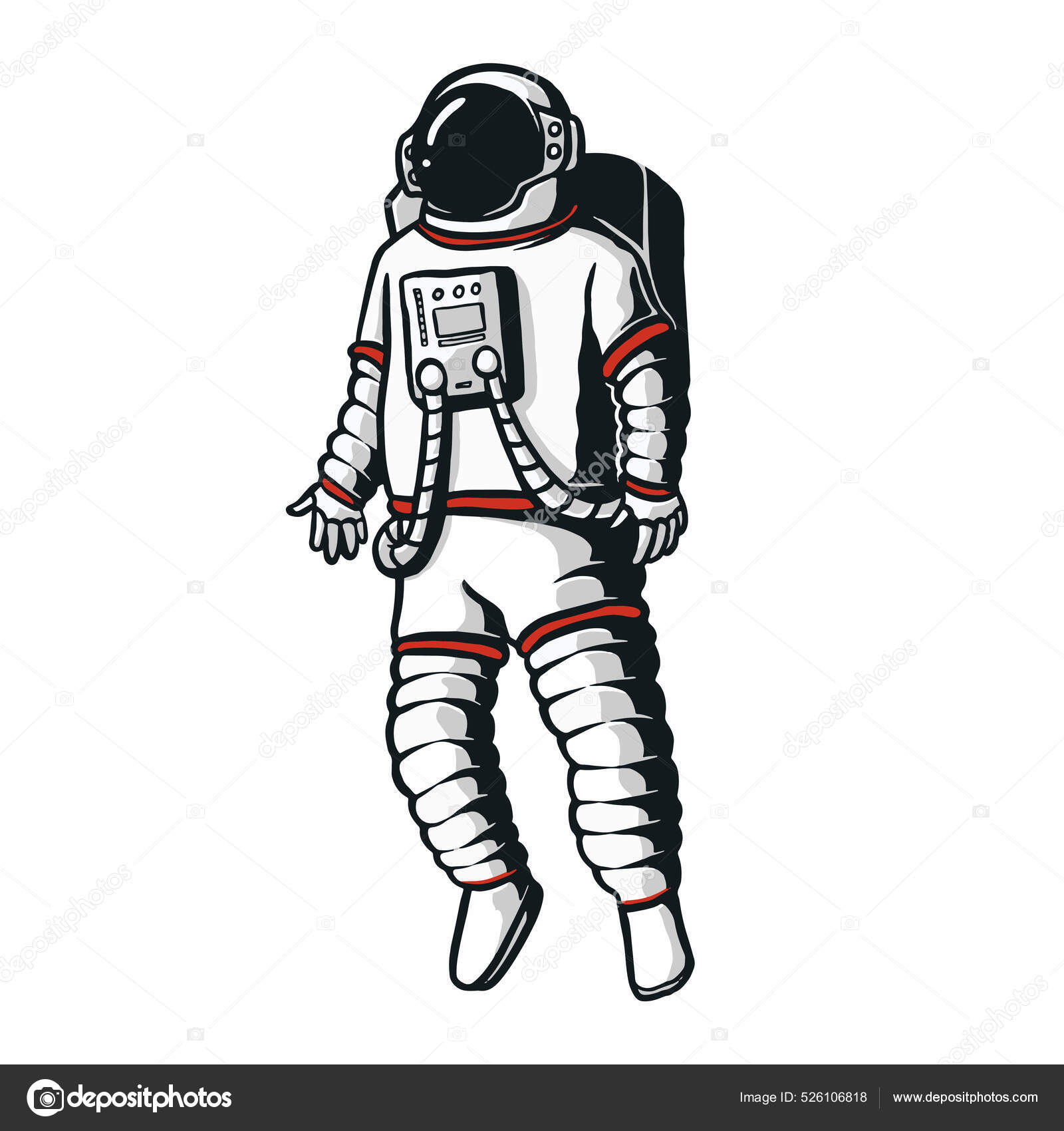 Creative Drawing Of Astronaut