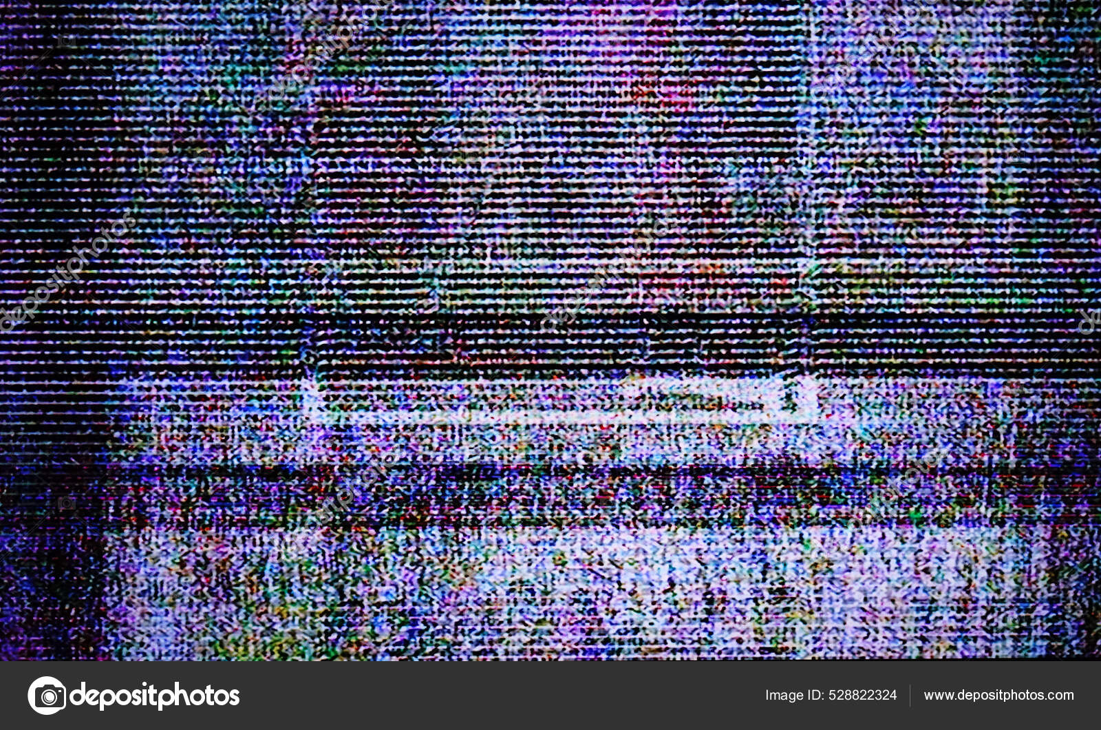 Glitch Art Scan Line Background Scan Line Monitor Old Technology Stock ...