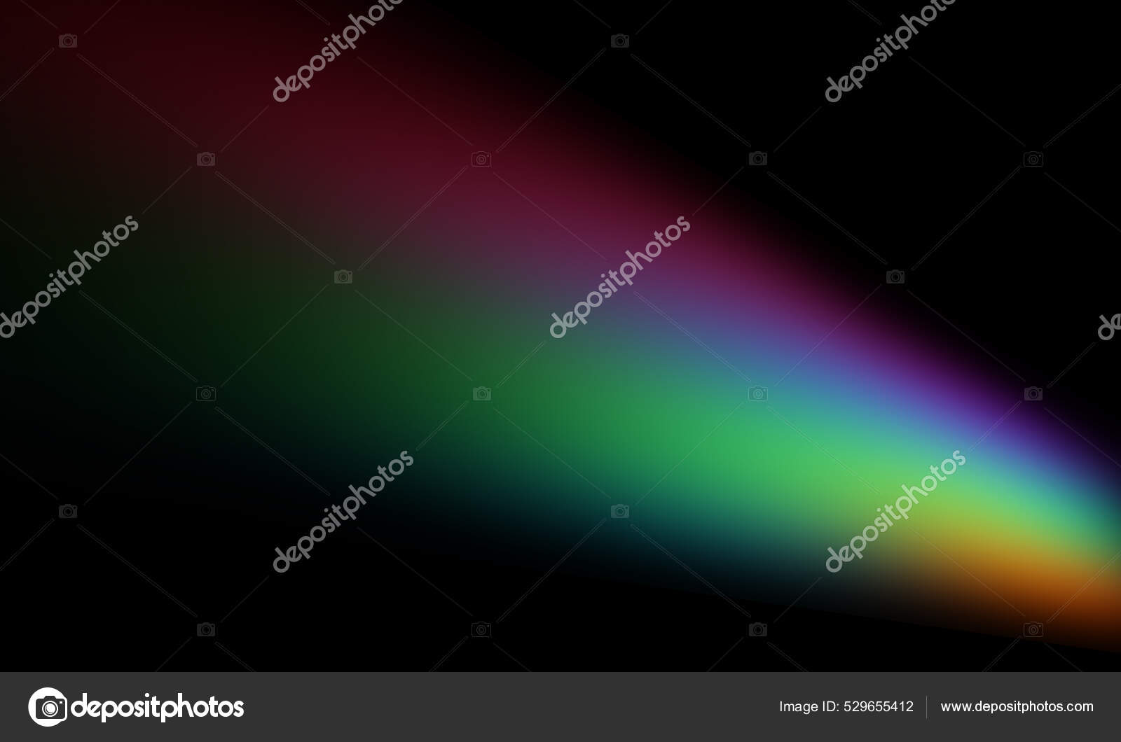 Rainbow Gradient Black Background Colorful Textured Creative Abstract ...