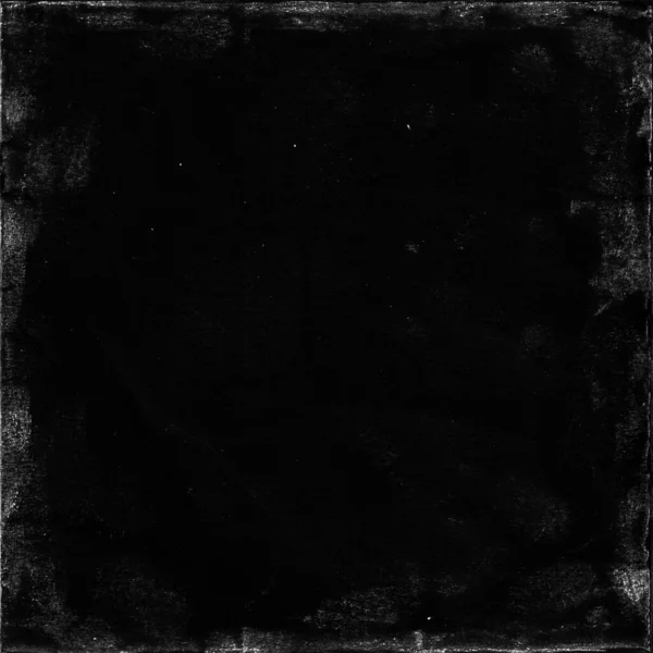 Old Paper Texture Square Frame Cover Art Grungy Frame Black — Stock ...