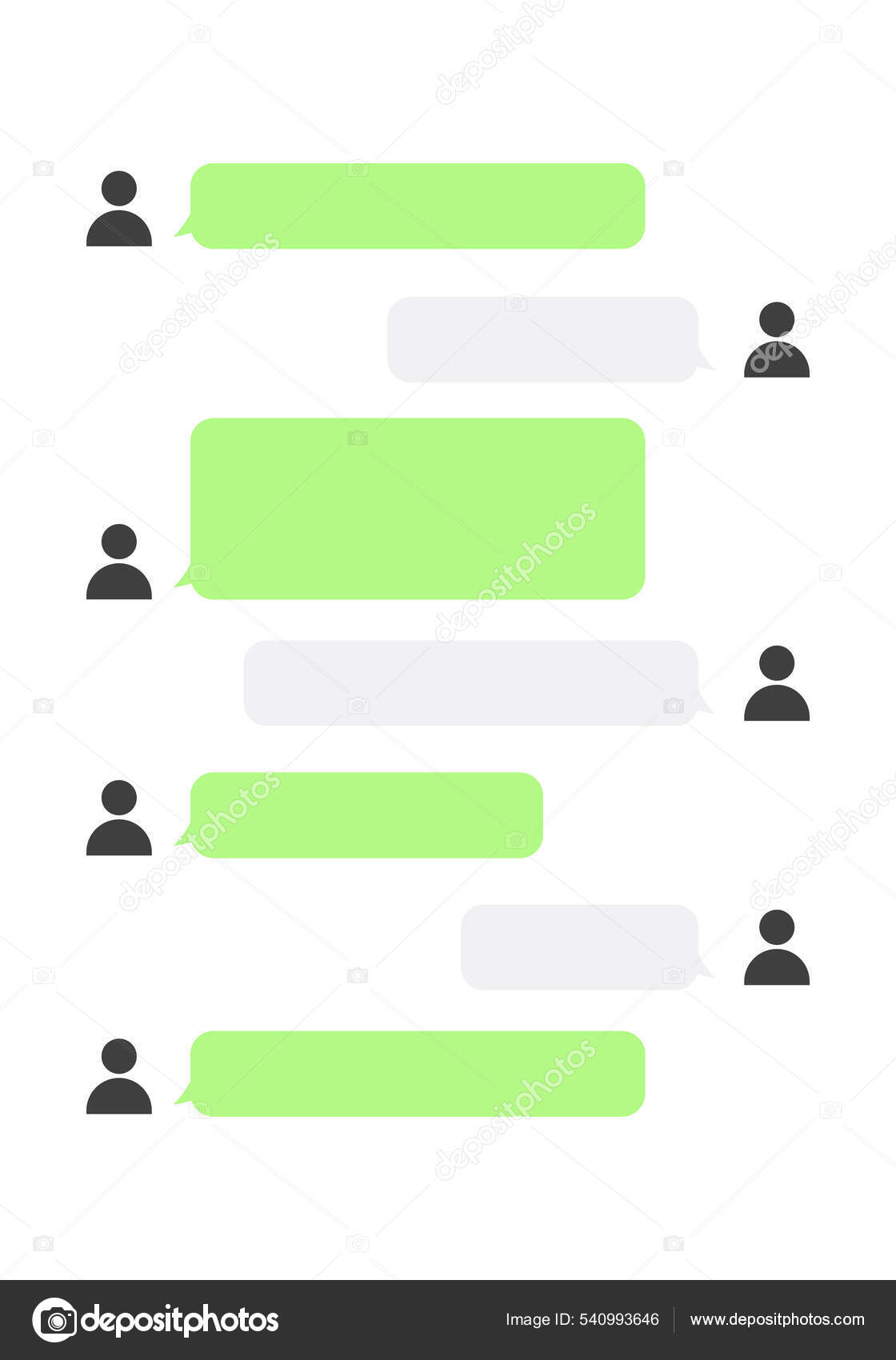 Chat Layout Template Creative Element App Interface Idea Template ...