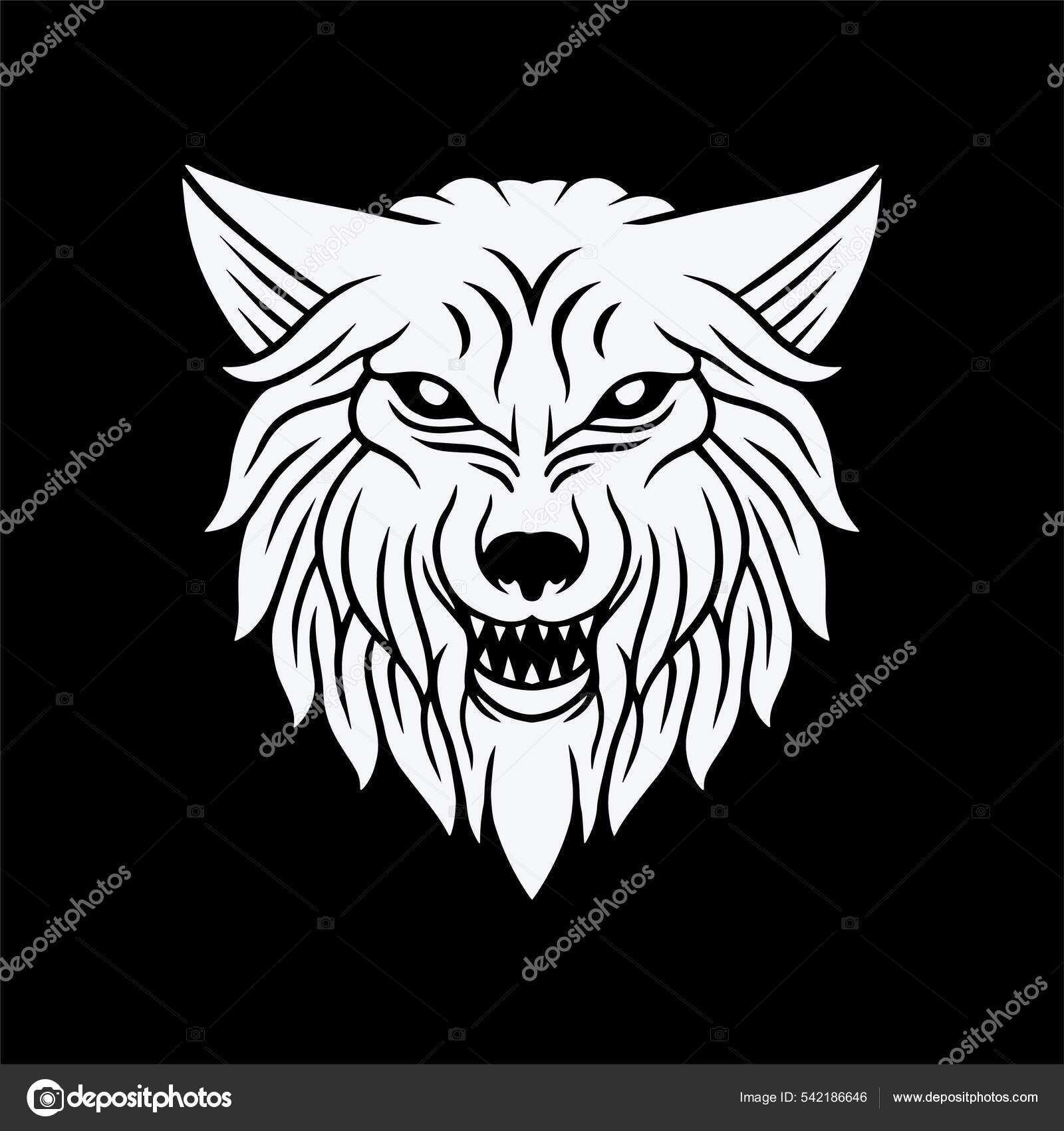 Logo Kepala Serigala