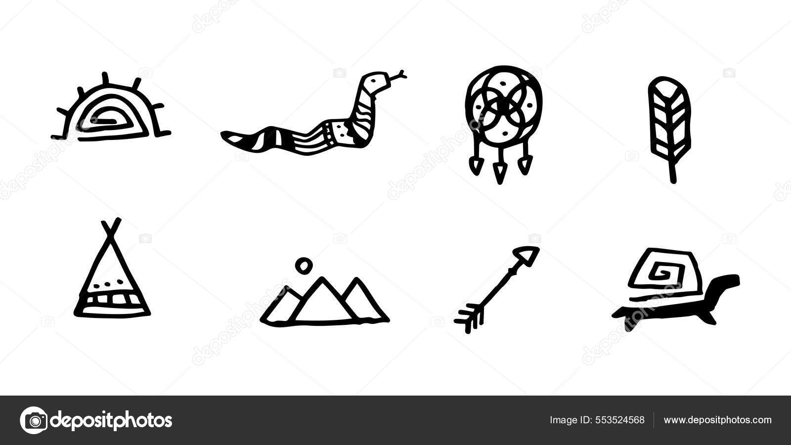 Simple Native American Symbols