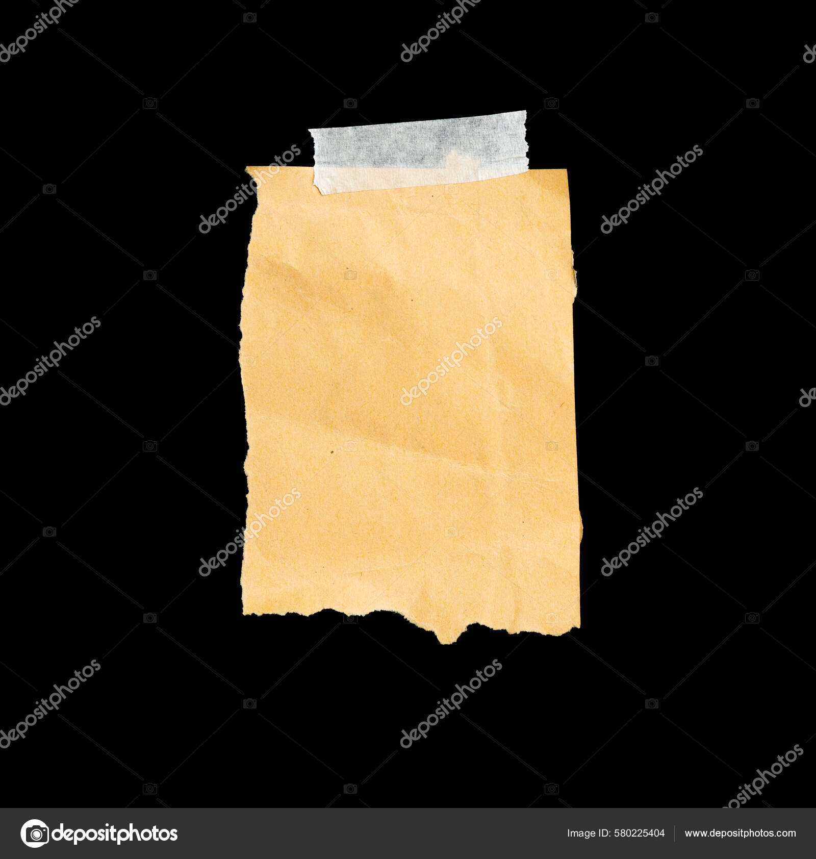 Nota De Papel Rasgado