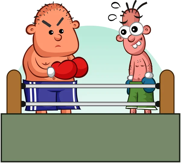Cartoon Boxing Match