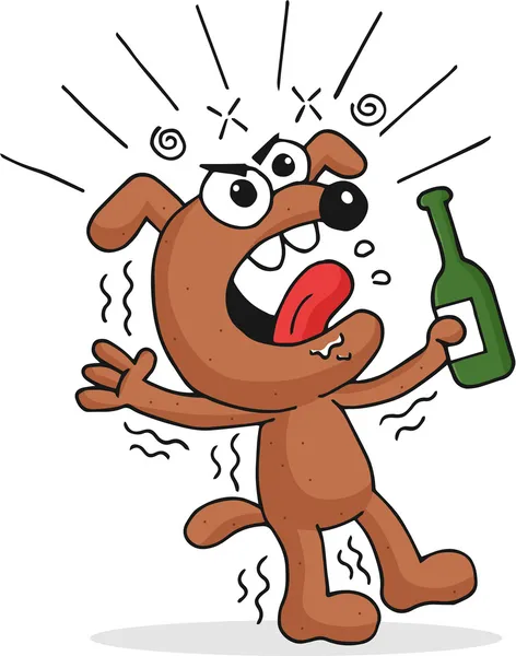 ᐈ Cartoon dog drinking beer stock vectors, Royalty Free dog drinking ...