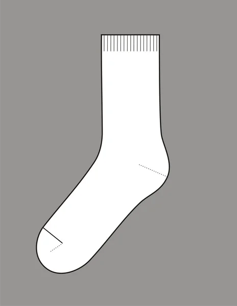 Sock outline — Stock Vector © interactimages #13859070