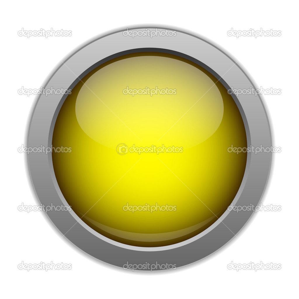 Vector illustration of blue yellow button Stock Vector by ©Aleksandrsb 17121827