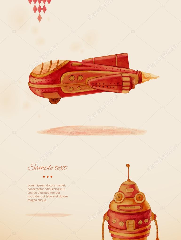 First flight. Toys. Eps 10 Stock Vector Image by ©teacept #39899425