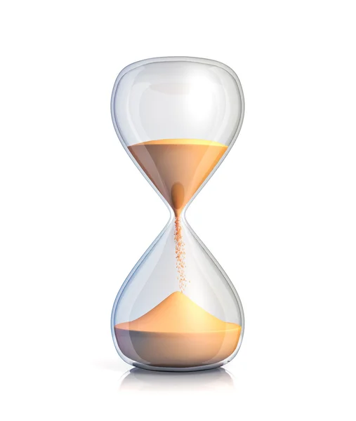 Hourglass time clock with sand — Stock Photo © gl0ck #12961797