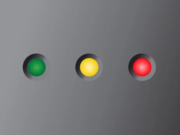 Status light on black matte Stock Vector Image by ©pockygallery #14613239