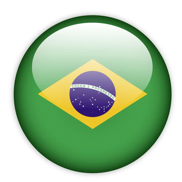 Brazil Flag Button
