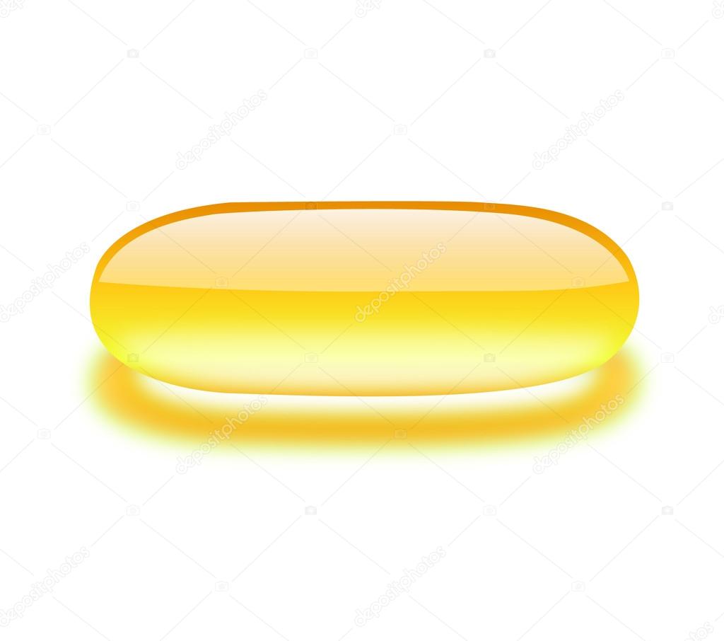 Fish oil — Stock Vector © pockygallery #14322805