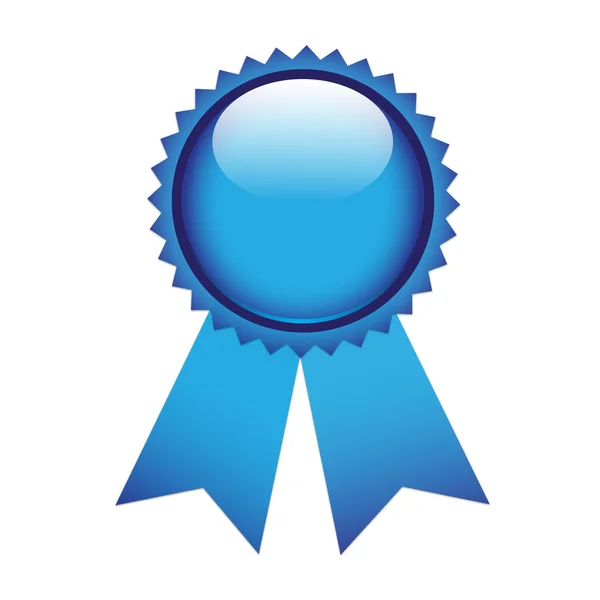 Blue prize ribbon Vector Images | Depositphotos