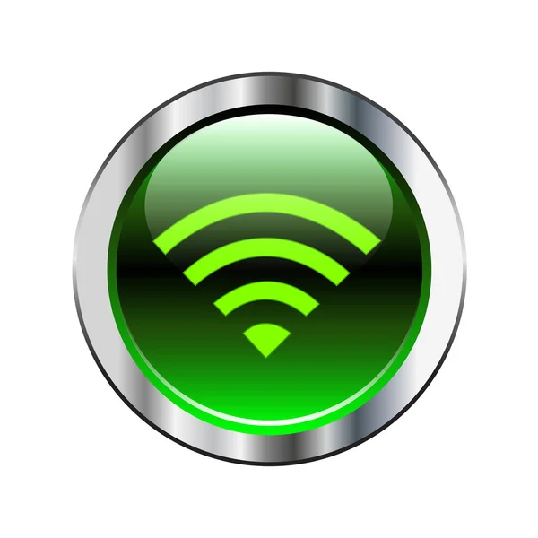 Red wifi or wireless glossy button Stock Vector Image by ©pockygallery ...