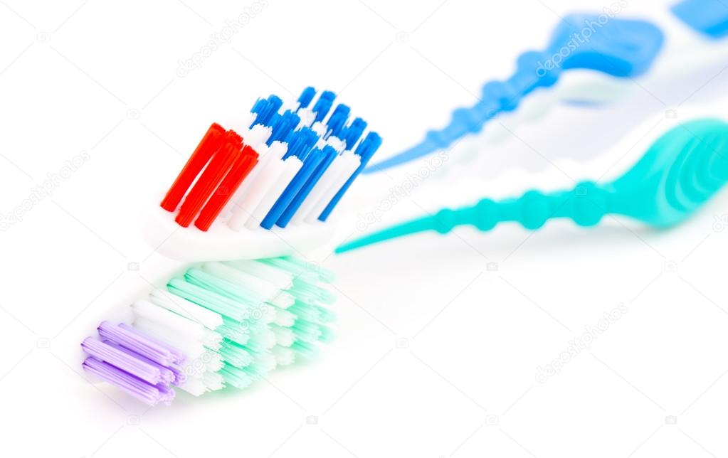 Two toothbrushes — Stock Photo © yeti88 #12600623