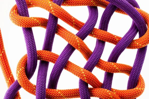 Colorful Rope Knot Isolated White Background — Stock Photo © yeti88 ...