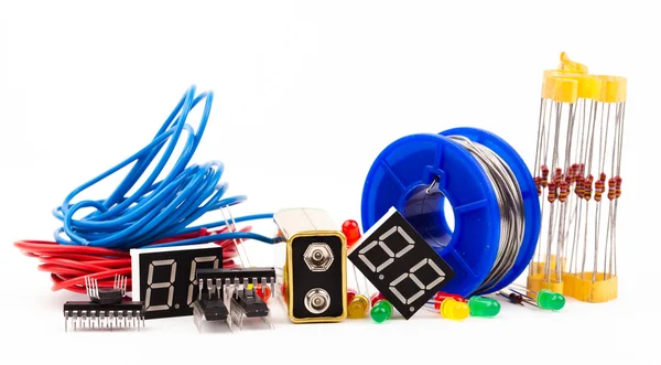 Set of electronic elements — Stock Photo © yeti88 #30298789