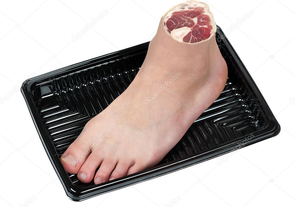 Foot in a tray — Stock Photo © Cheetah123 #26527555