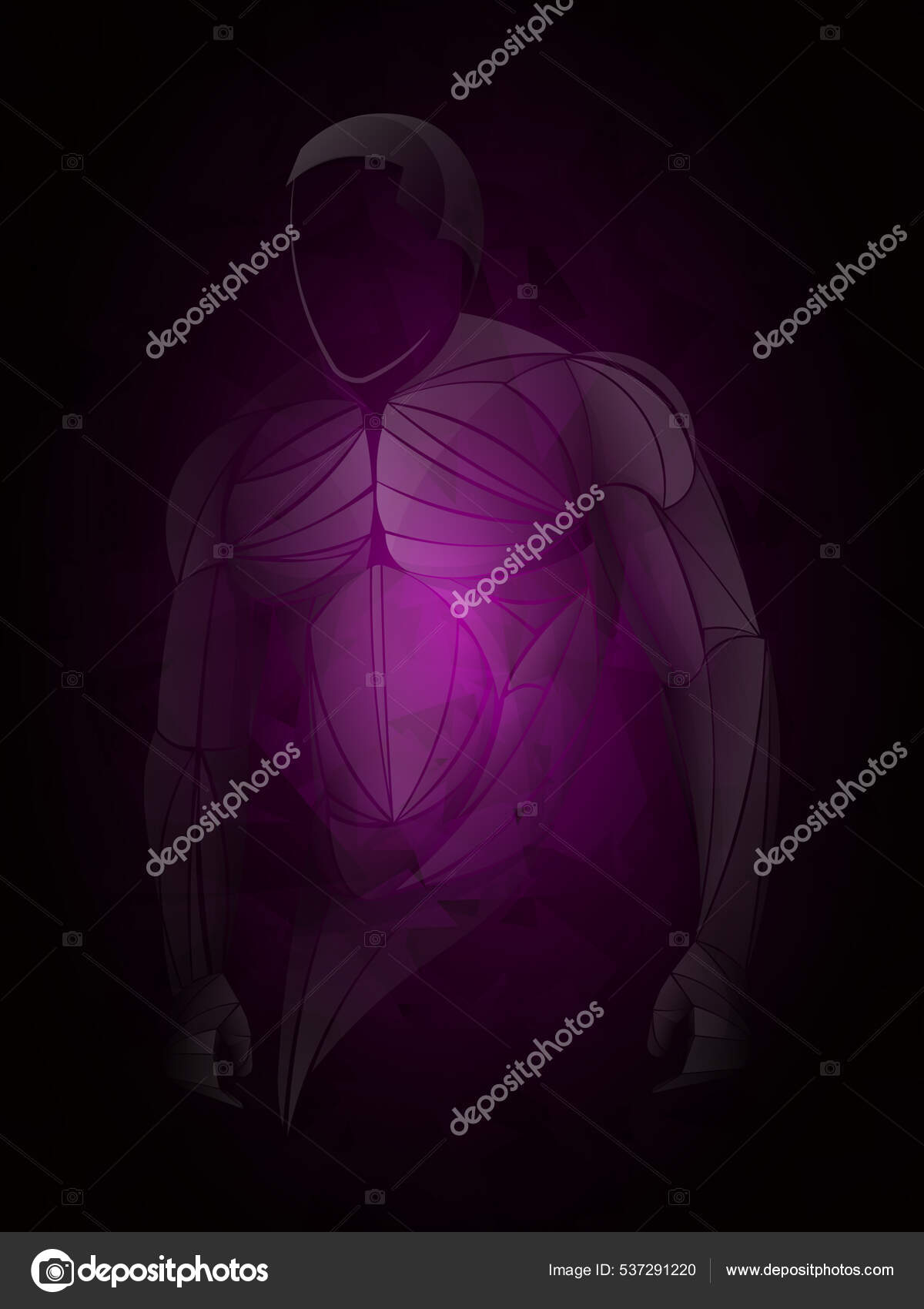 Bodybuilder Red Bodybuilder Dark Skinned Beautiful Muscular Black Man ...