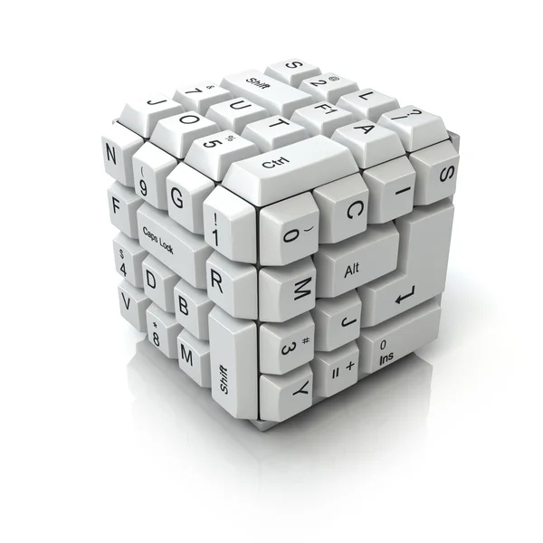 Cube of apps icons — Stock Photo © Sashkin7 #10701344