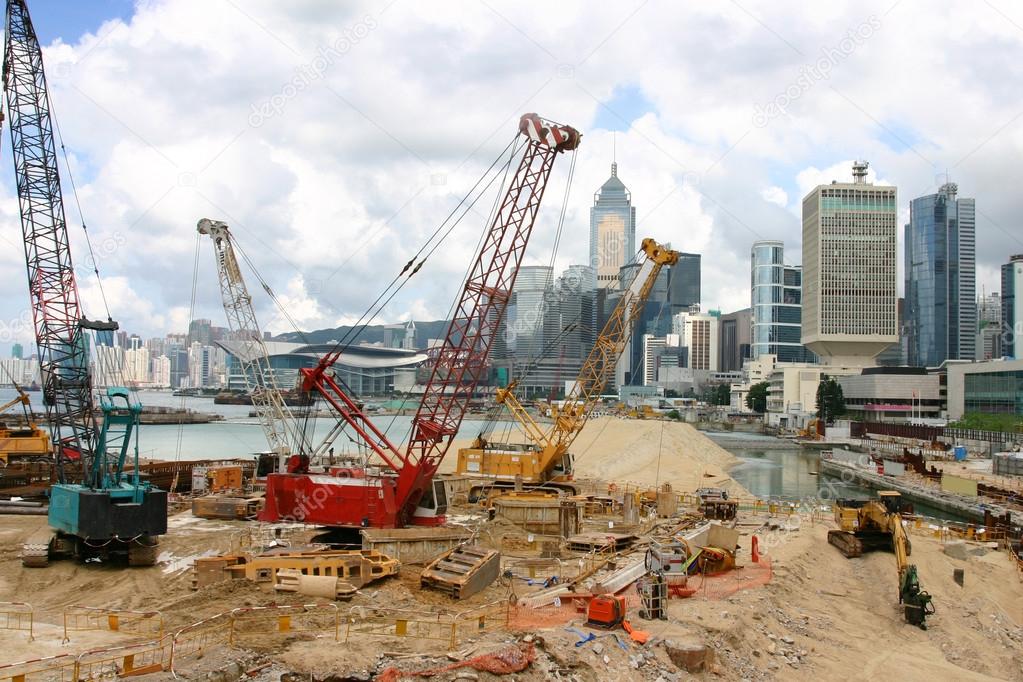 Building Contruction Hong Kong Stock Photo by ©jeayesy 42228253