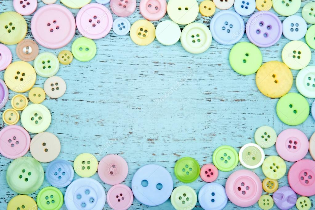 Pastel color buttons on a blue background — Stock Photo © anskuw #23238298