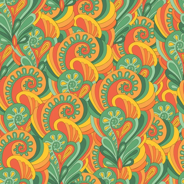 Seamless sunny indian pattern - Stock Image - Everypixel
