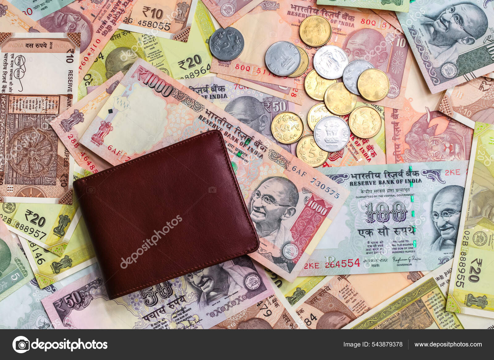 Indian Thousand Rupees Money Bundles