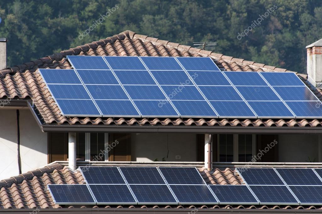 House with solar panels Stock Photo by ©atm2003 13509990