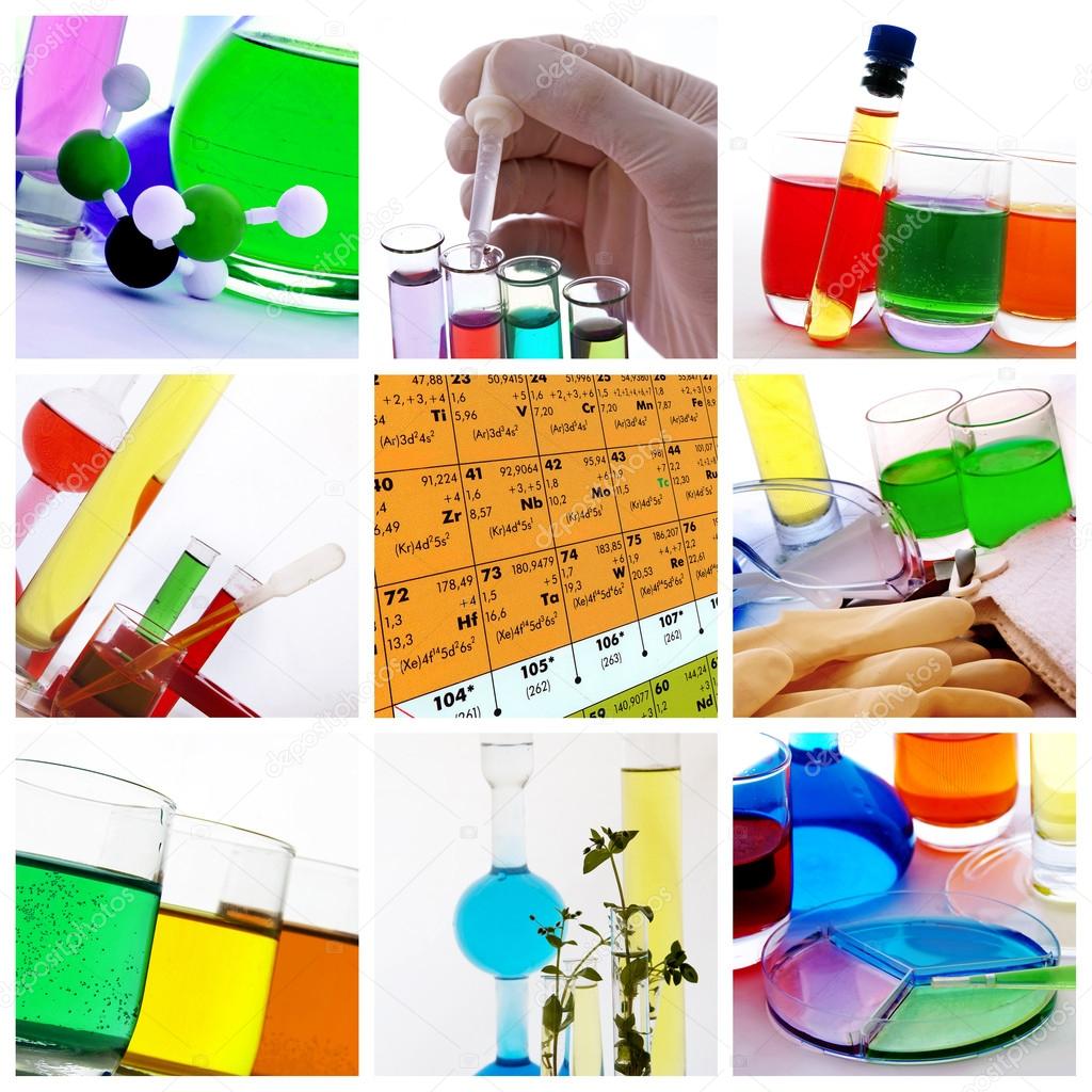 Chemistry collage Stock Photo by ©atm2003 18100677