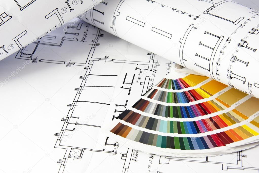Blueprints and color guide Stock Photo by ©atm2003 29834781