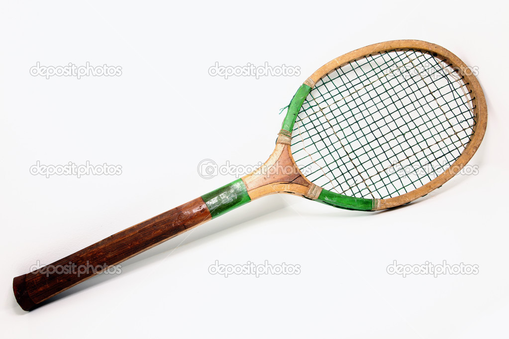 Vintage Tennis Racket — Stock Photo © duplass #12785112